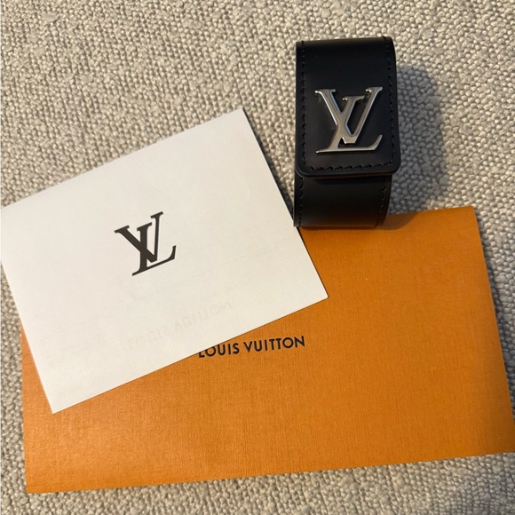 Louis Vuitton | Accessories | Louis Vuitton Black Bag Holder With ...